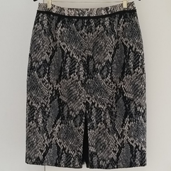 Elie Tahari | Skirts | Nwt Elie Tahari Snake Skin High Waisted Wool ...
